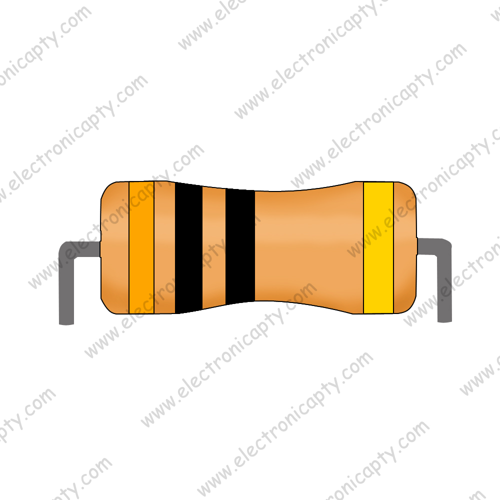 RESISTENCIAS : Resistencia 30 Ohm 1/2W - 5%
