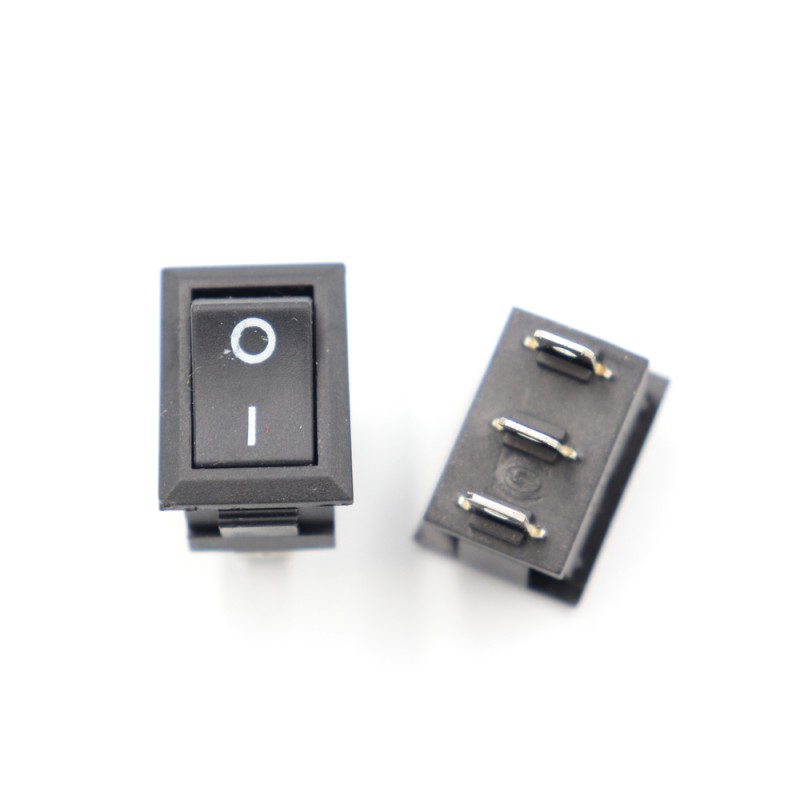 BOTONES E INTERRUPTORES : Mini Interruptor KCD1 3 Pin On-Off
